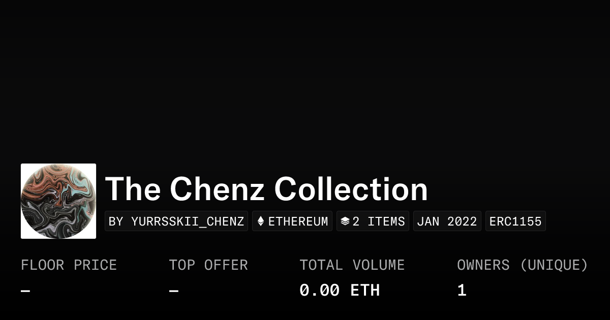 The Chenz Collection - Collection | OpenSea