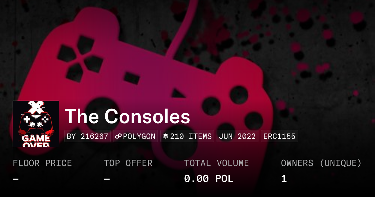 The Consoles - Collection | OpenSea