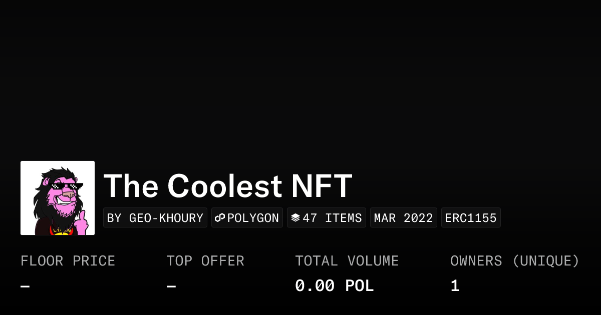 The Coolest NFT - Collection | OpenSea