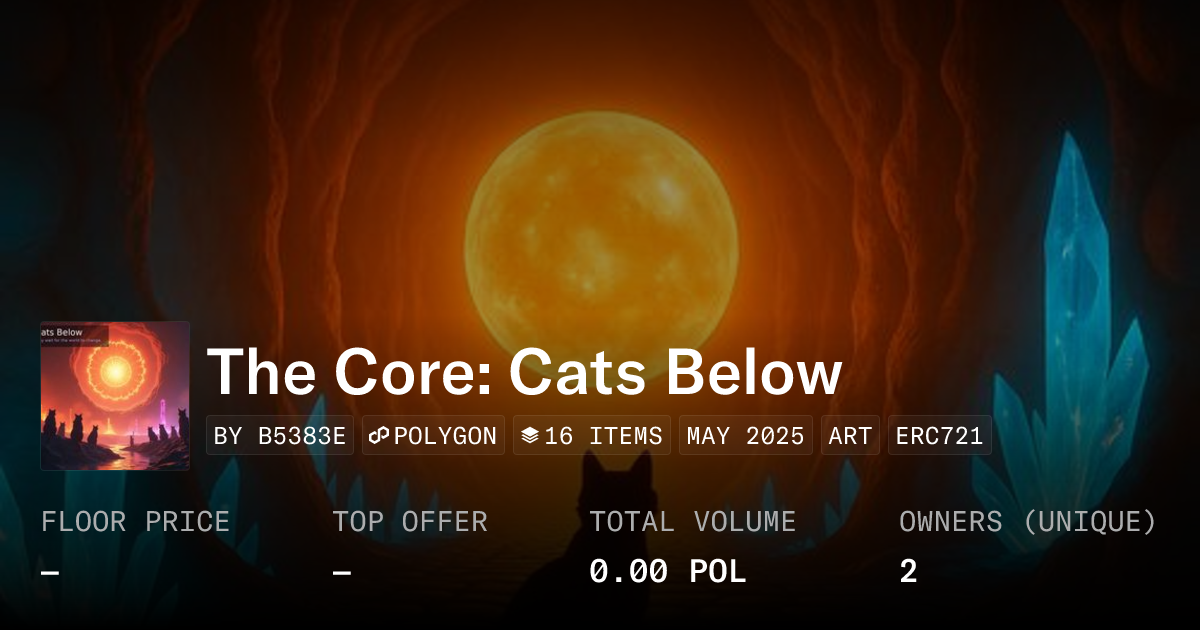 The Core: Cats Below - Collection | OpenSea