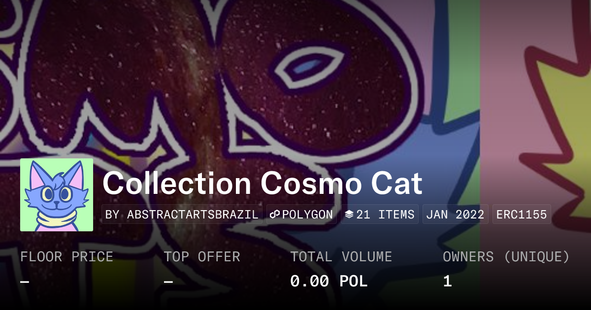 Collection Cosmo Cat - Collection | OpenSea