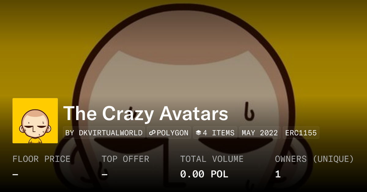 The Crazy Avatars - Collection | OpenSea