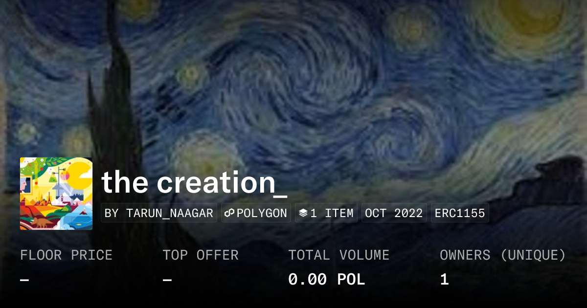 the creation_ - Collection | OpenSea