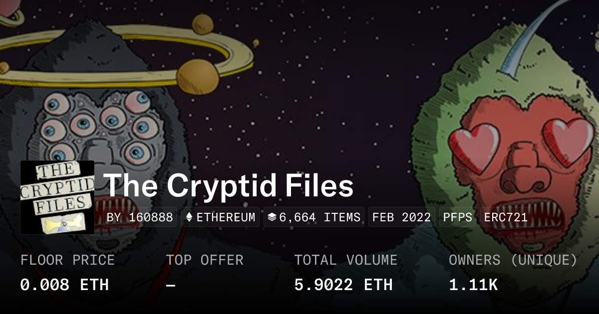 The Cryptid Files - Collection | OpenSea