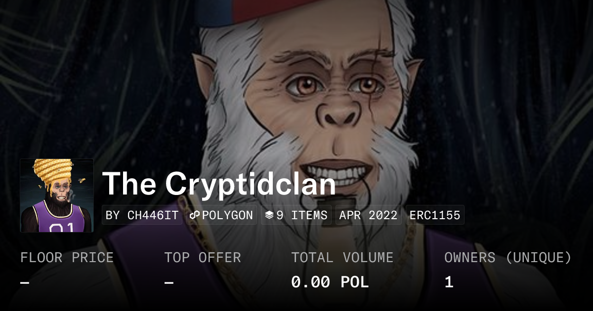The Cryptidclan - Collection | OpenSea
