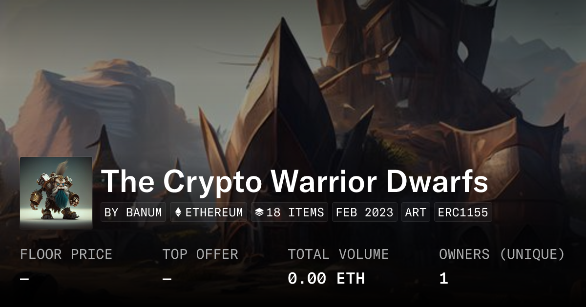 The Crypto Warrior Dwarfs - Collection | OpenSea