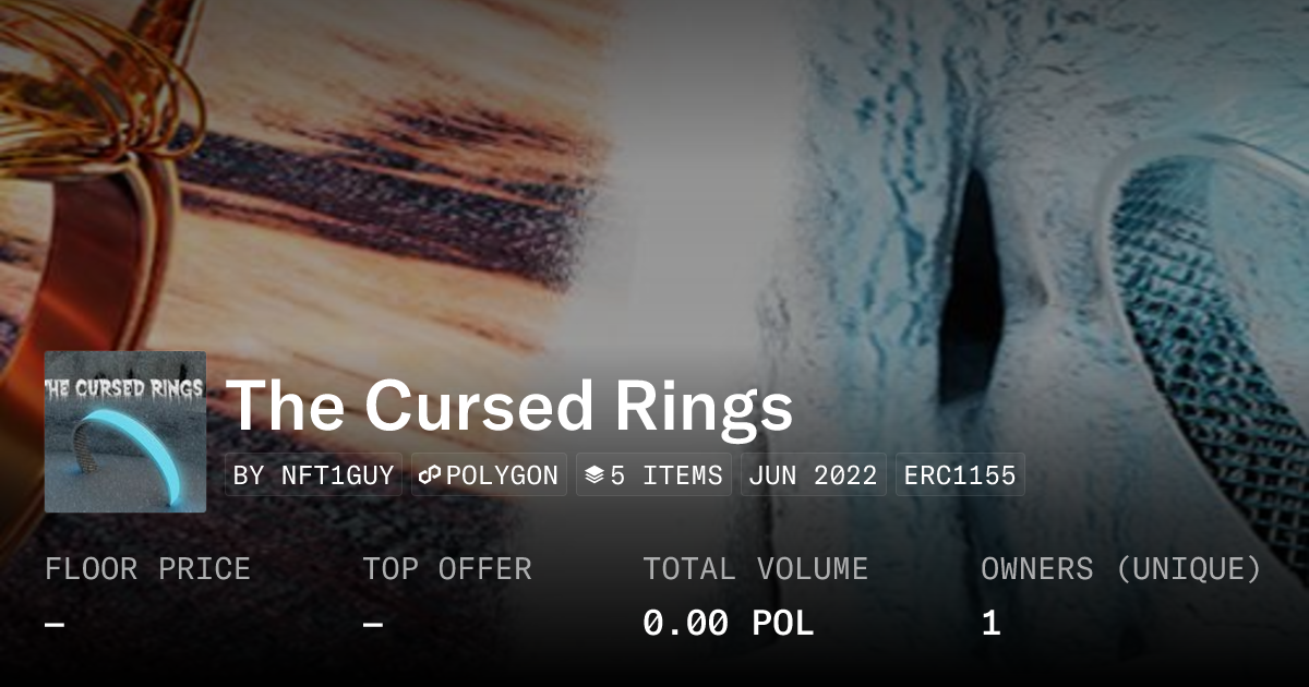 The Cursed Rings - Collection | OpenSea