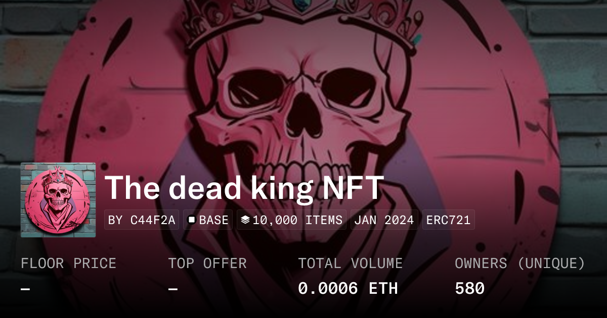 The dead king NFT - Collection | OpenSea