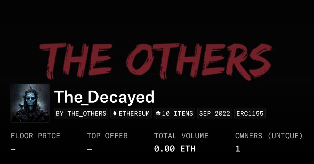 The_Decayed - Collection | OpenSea