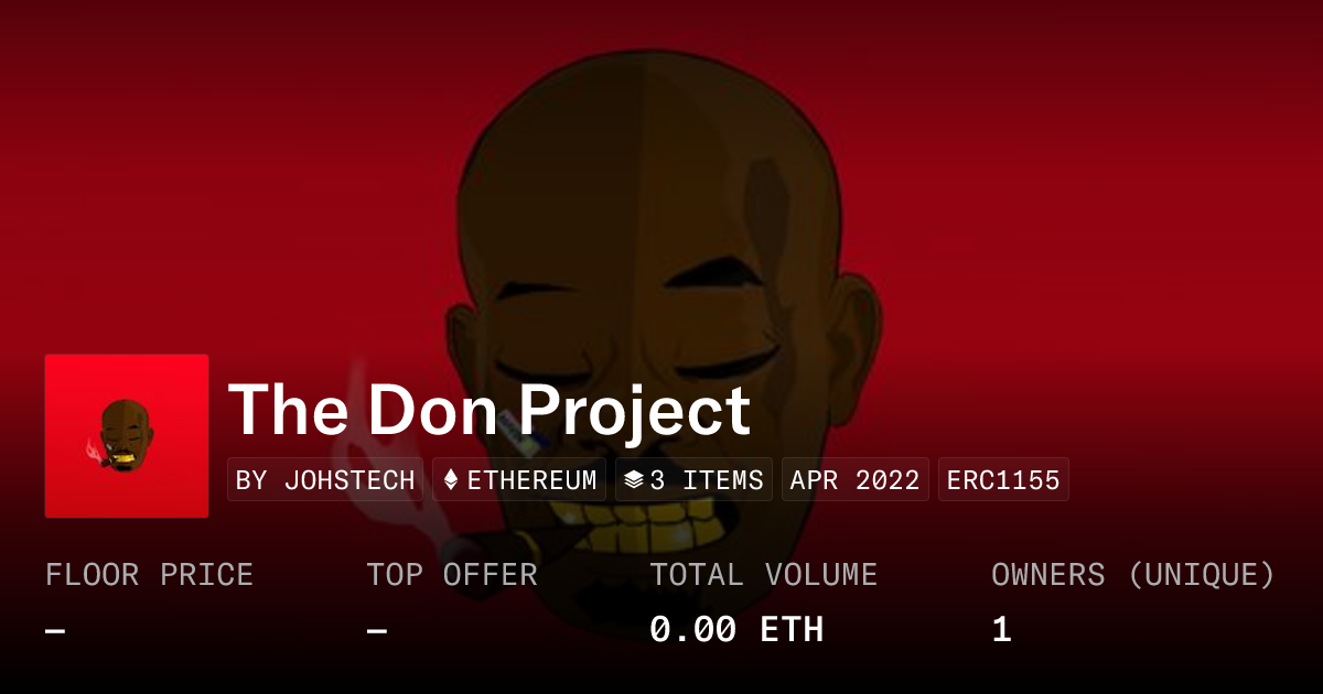 The Don Project - Collection | OpenSea