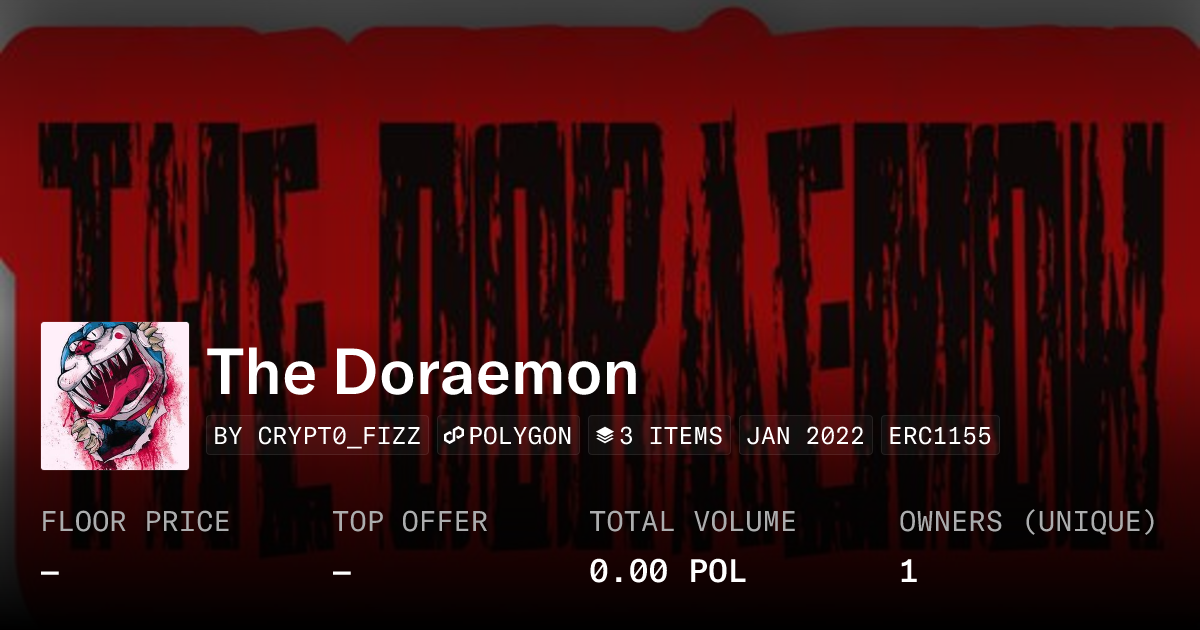 The Doraemon - Collection | OpenSea