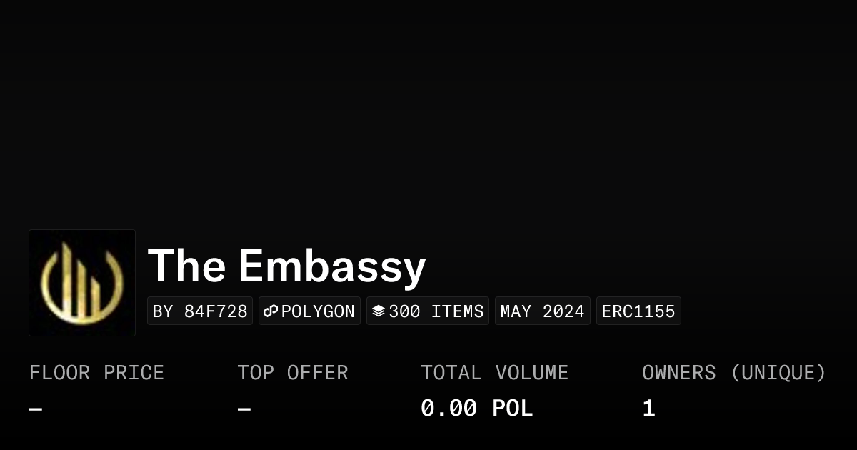 The Embassy - Collection | OpenSea