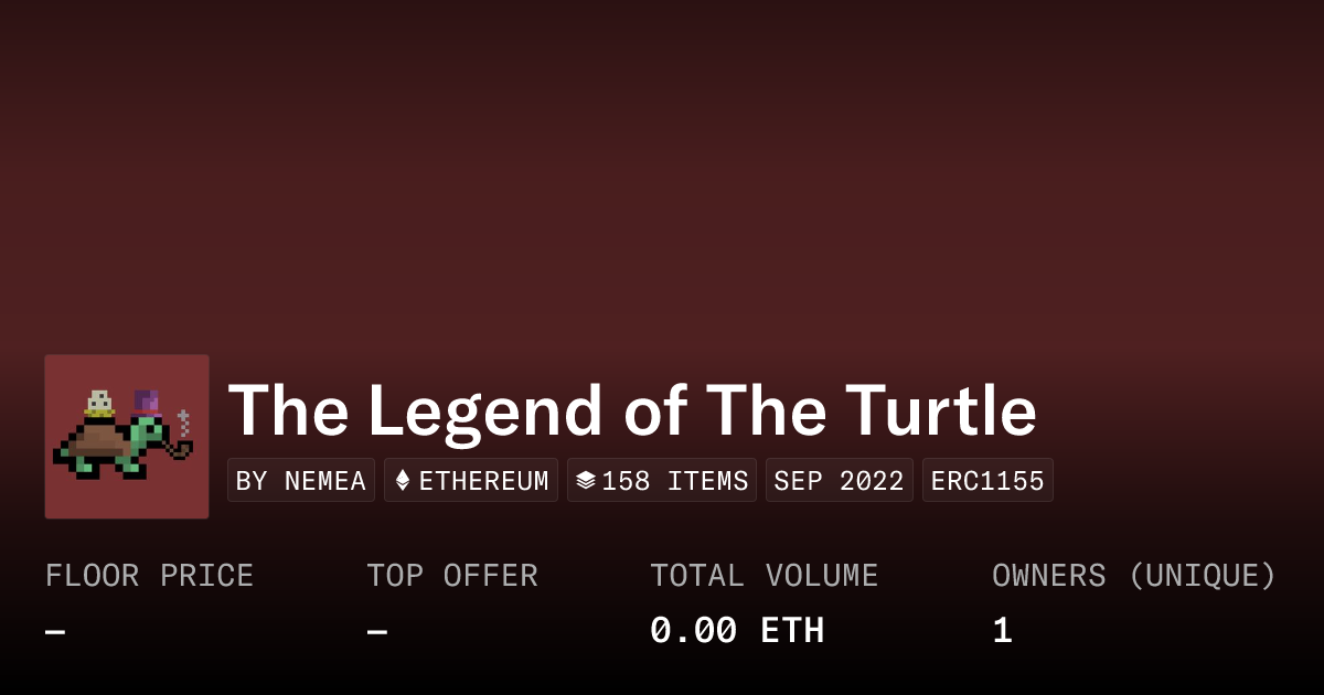 The Legend of The Turtle - Collection | OpenSea
