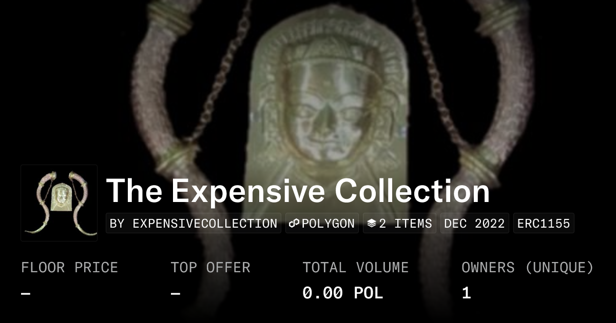 The Expensive Collection - Collection | OpenSea