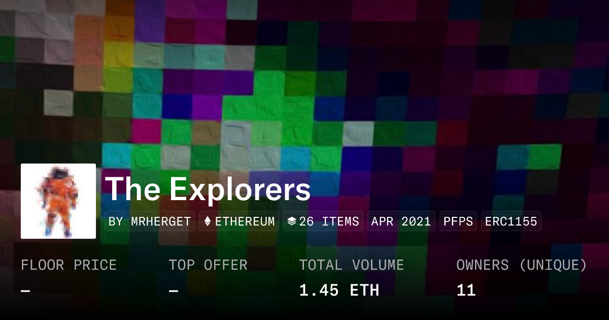 The Explorers - Collection | OpenSea