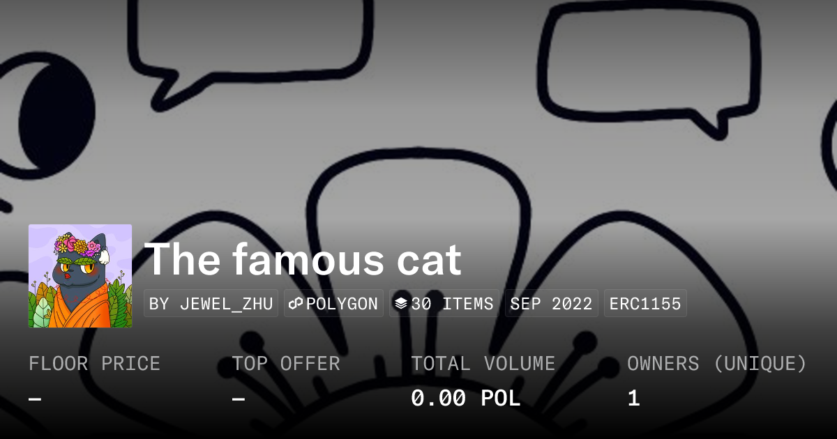 The famous cat - Collection | OpenSea