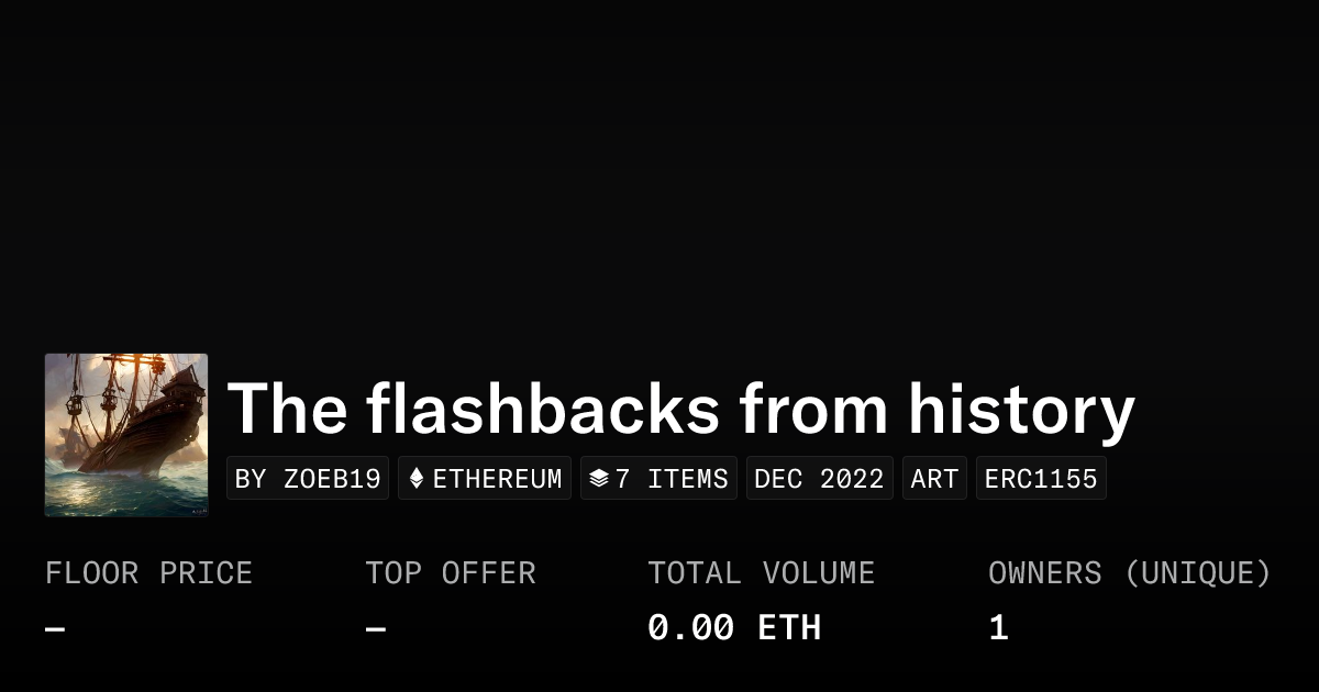 The flashbacks from history - Collection | OpenSea