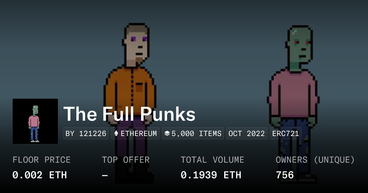 The Full Punks - Collection | OpenSea