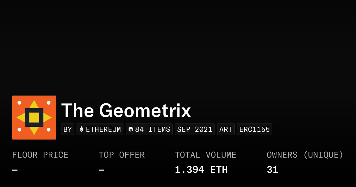 The Geometrix - Collection | OpenSea