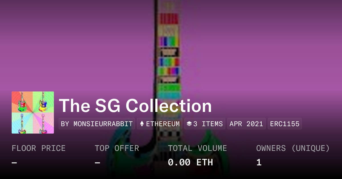 The SG Collection - Collection | OpenSea