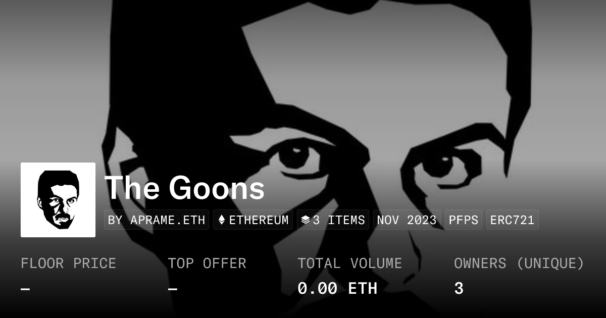 The Goons - Collection | OpenSea