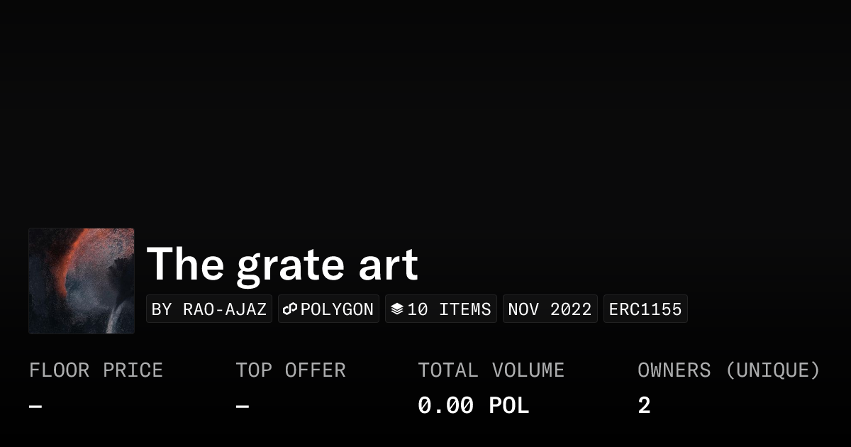 The grate art - Collection | OpenSea