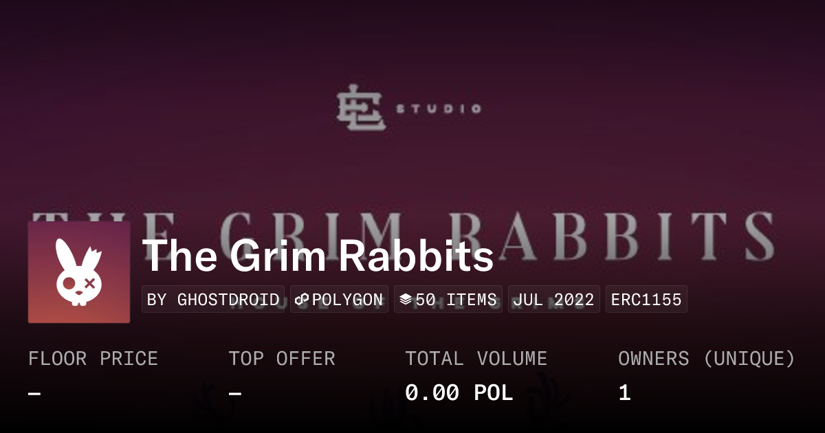 The Grim Rabbits - Collection | OpenSea