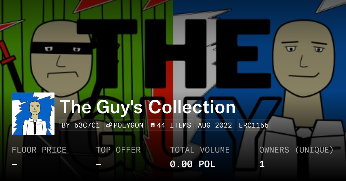 The Guy's Collection - Collection | OpenSea