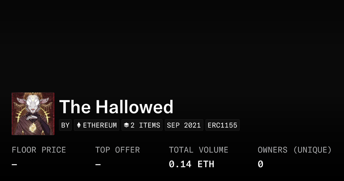 The Hallowed - Collection | OpenSea