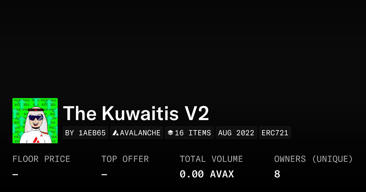 The Kuwaitis V2 - Collection | OpenSea