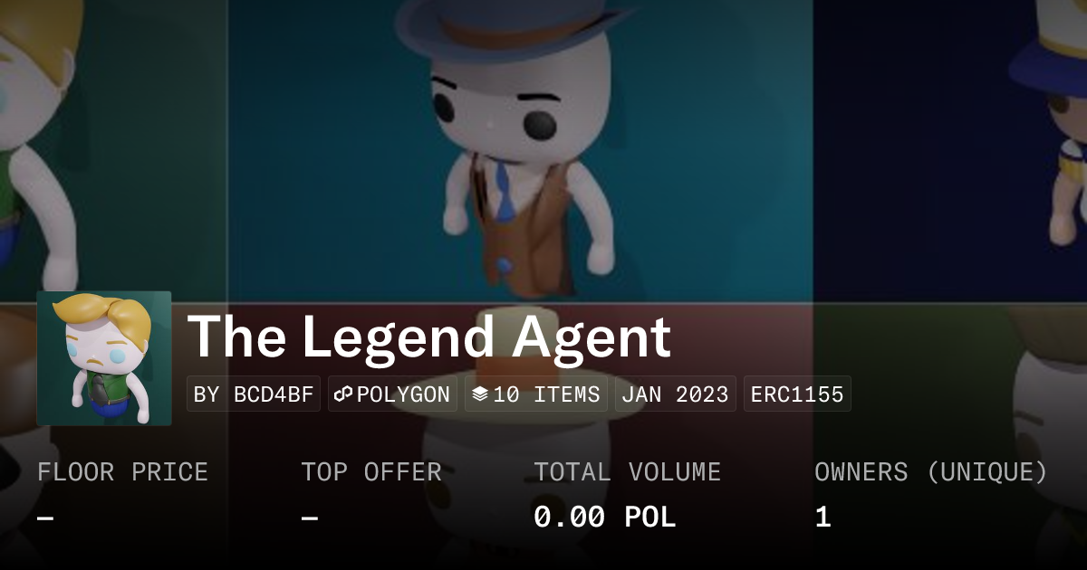 The Legend Agent - Collection | OpenSea