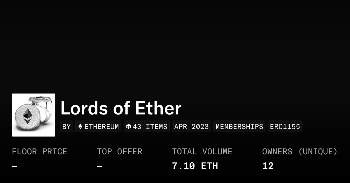 Lords of Ether - Collection | OpenSea