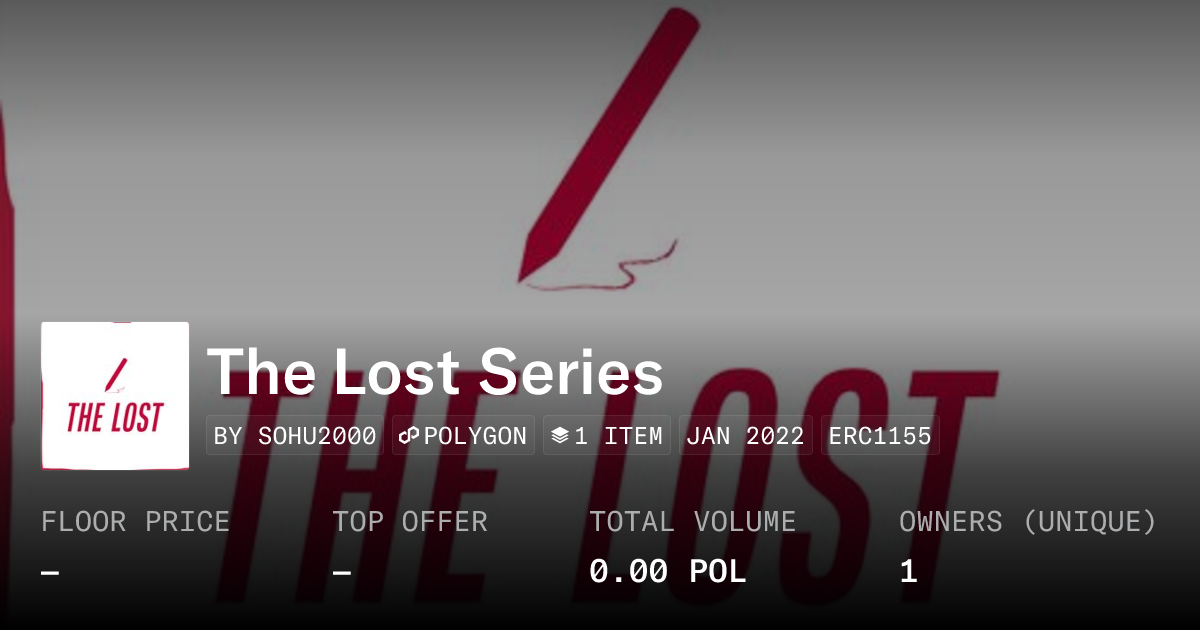 The Lost Series - Collection | OpenSea