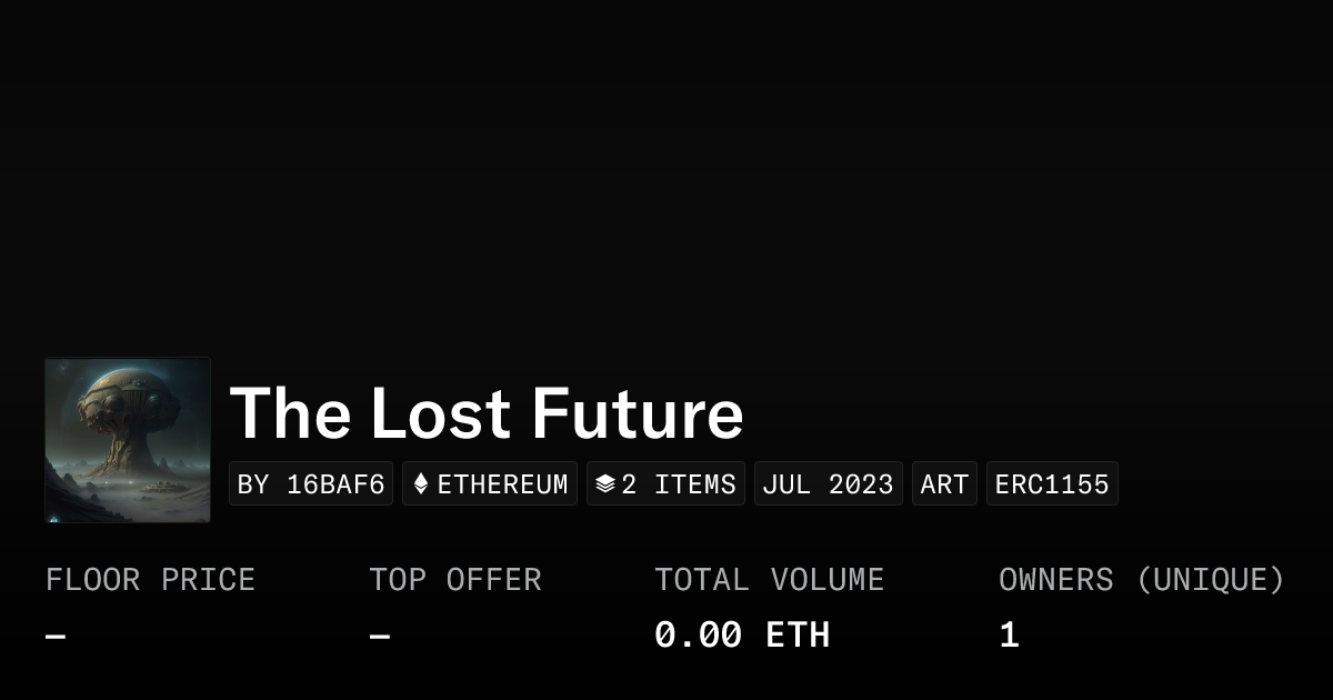The Lost Future - Collection | OpenSea