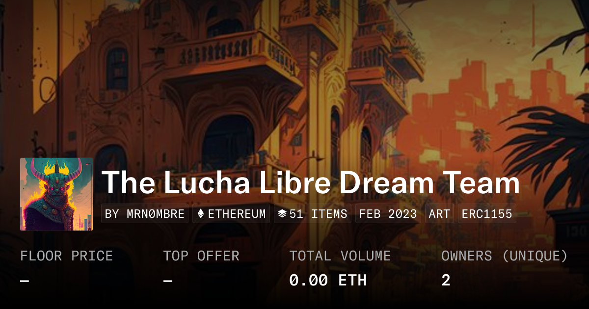The Lucha Libre Dream Team - Collection | OpenSea