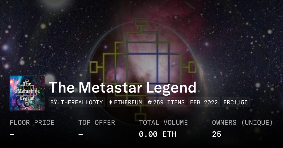 The Metastar Legend - Collection | OpenSea
