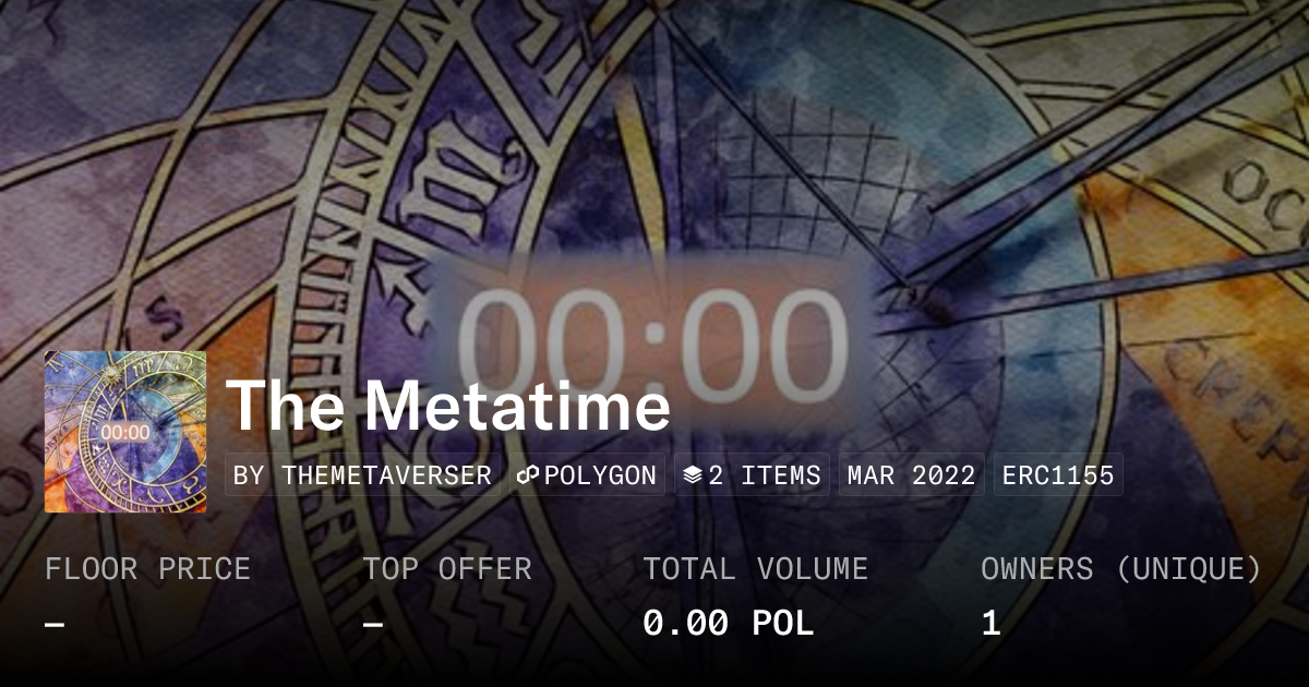 The Metatime - Collection | OpenSea