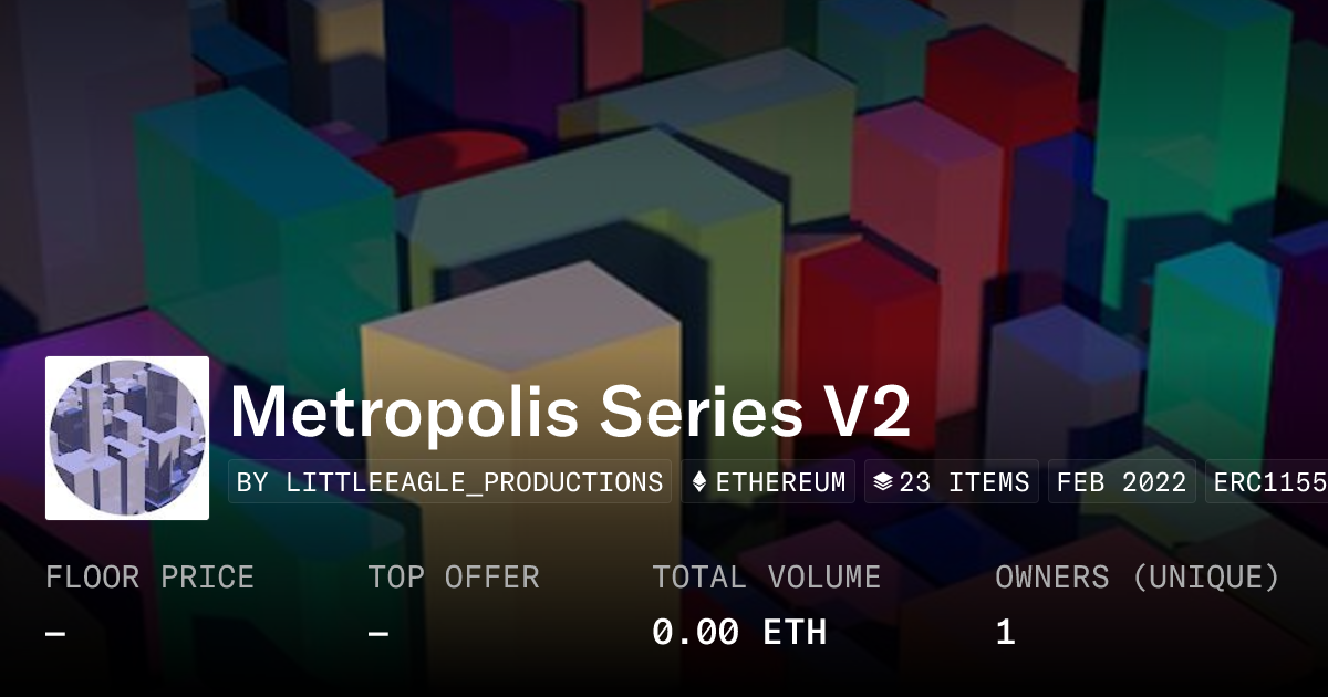 Metropolis Series V2 - Colección | OpenSea