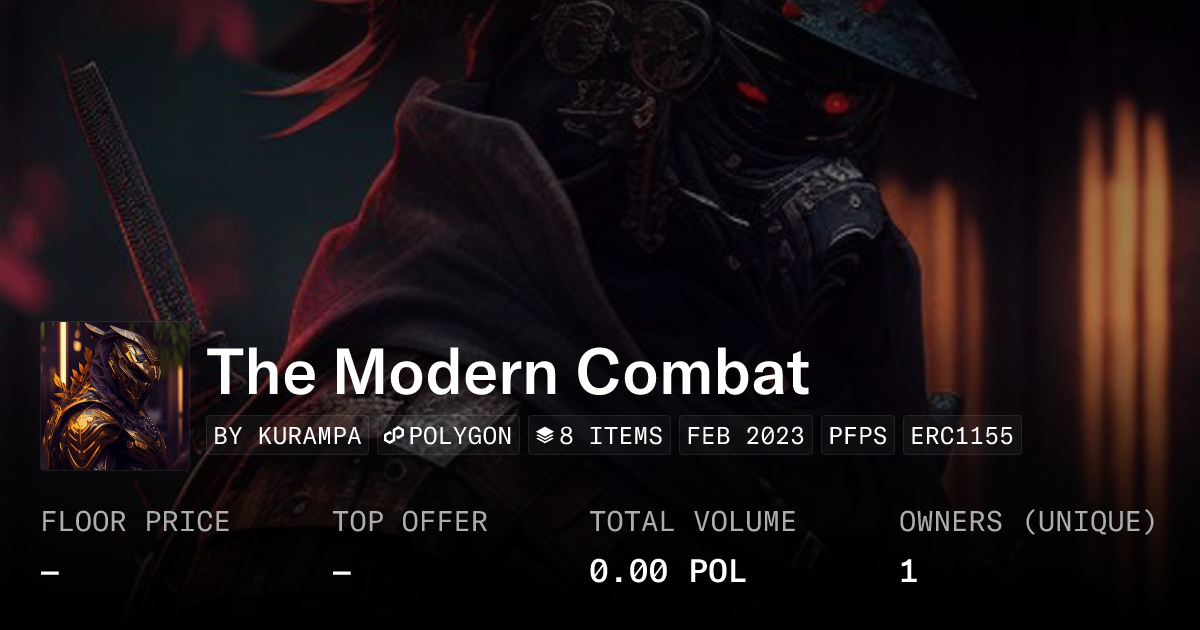 The Modern Combat - Collection | OpenSea