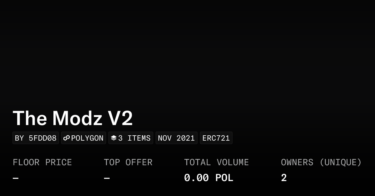 The Modz V2 - Collection | OpenSea