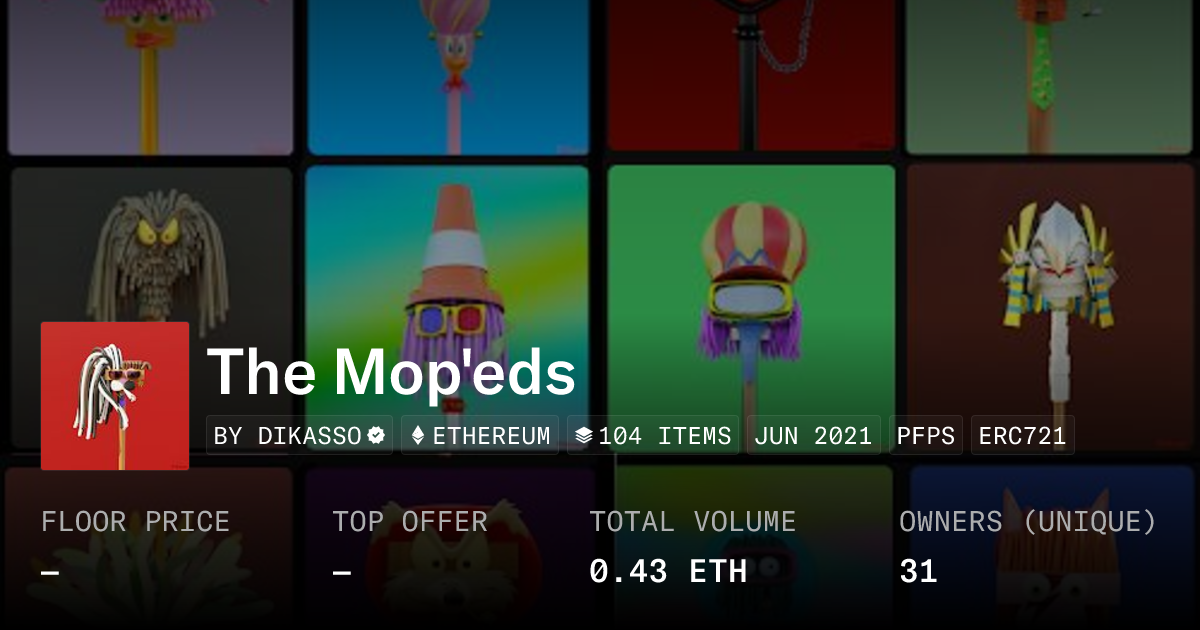 The Mop'eds - Colección | OpenSea