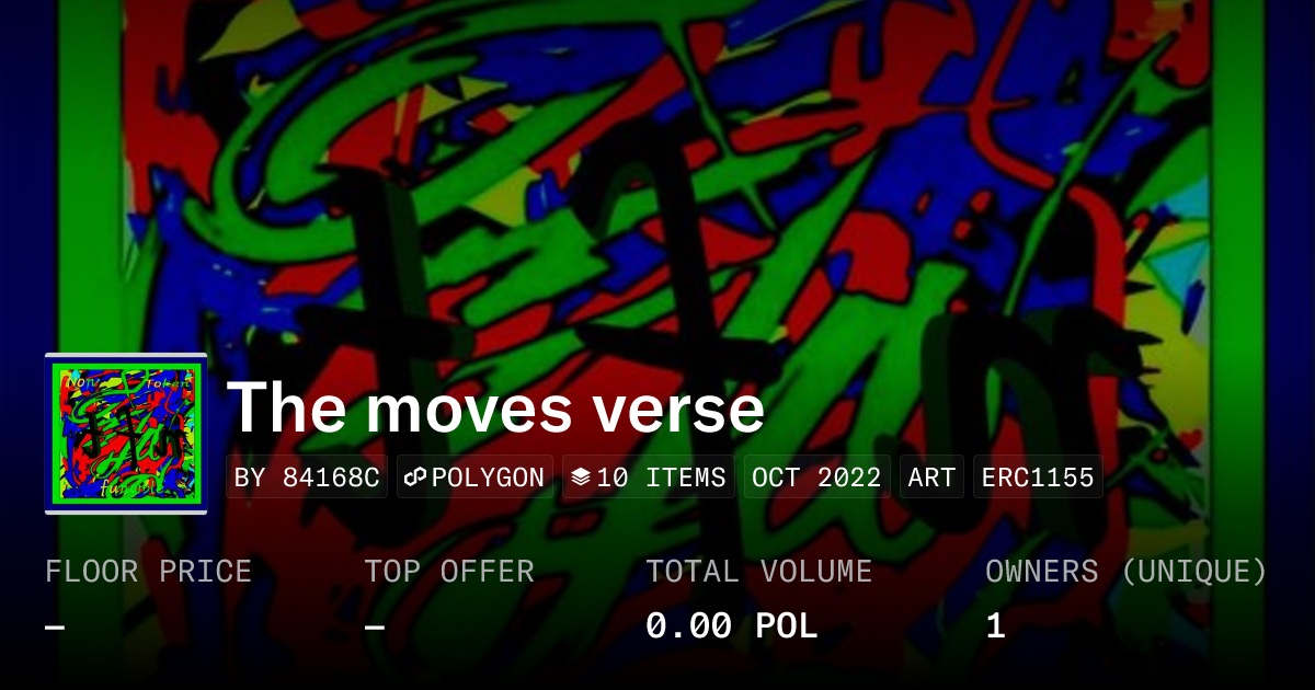 The moves verse - Collection | OpenSea