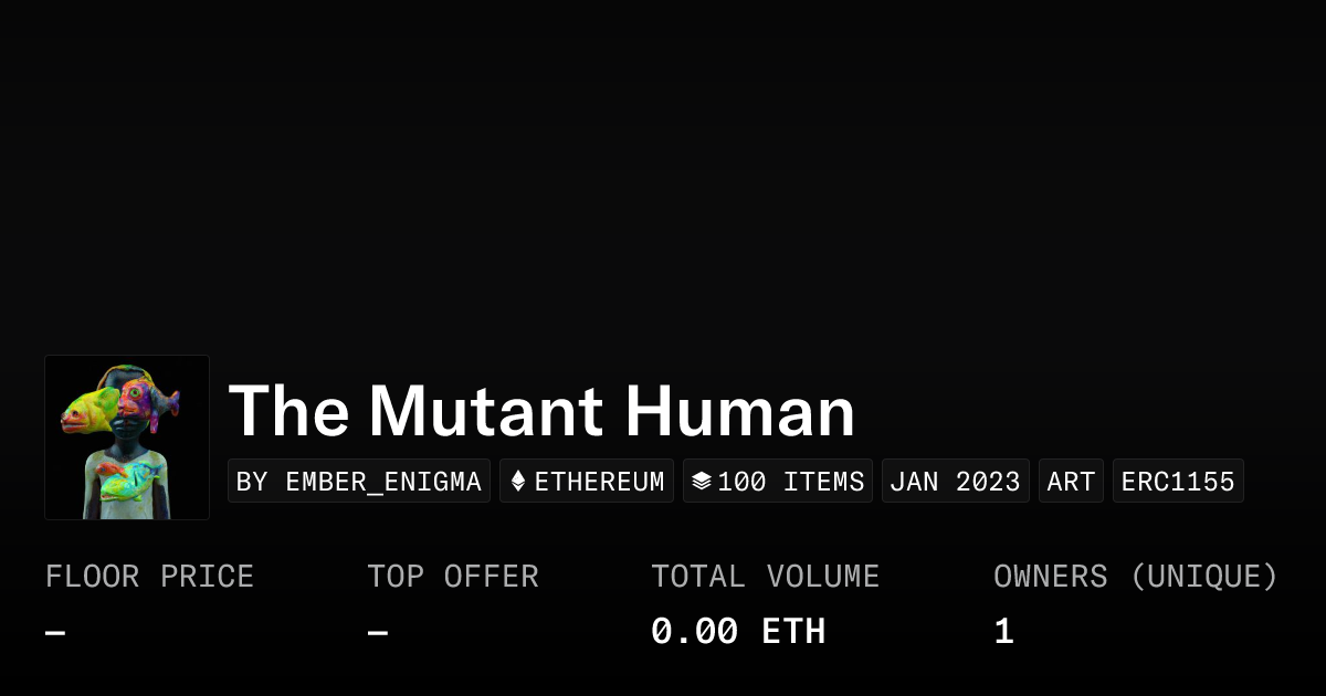 The Mutant Human - Collection | OpenSea