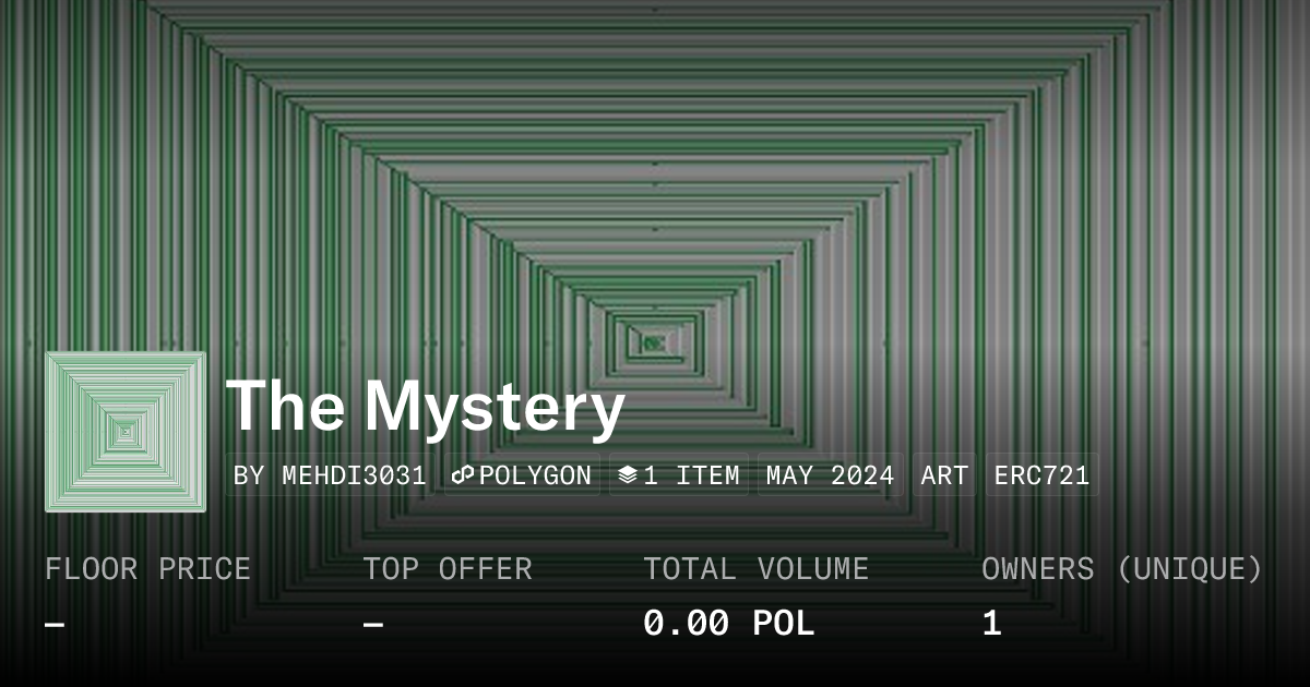 The Mystery - Collection | OpenSea