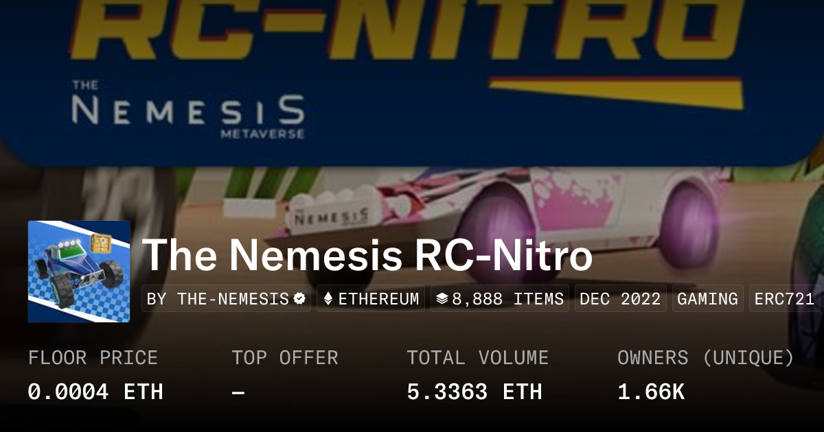 The Nemesis RC-Nitro - Collection | OpenSea