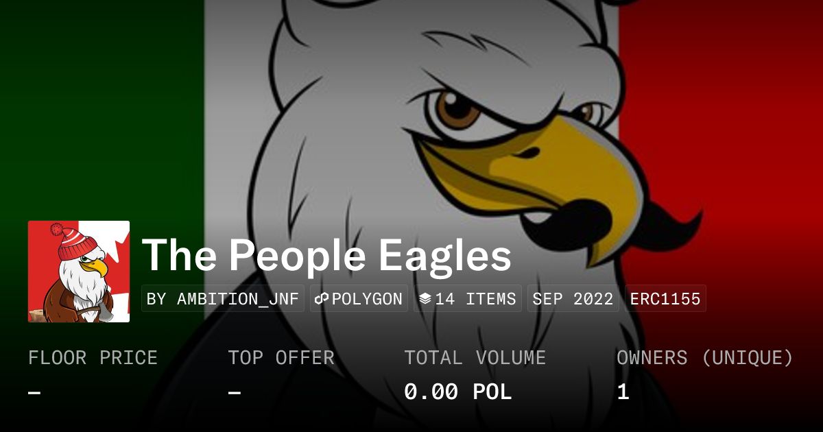 The People Eagles - Collection | OpenSea