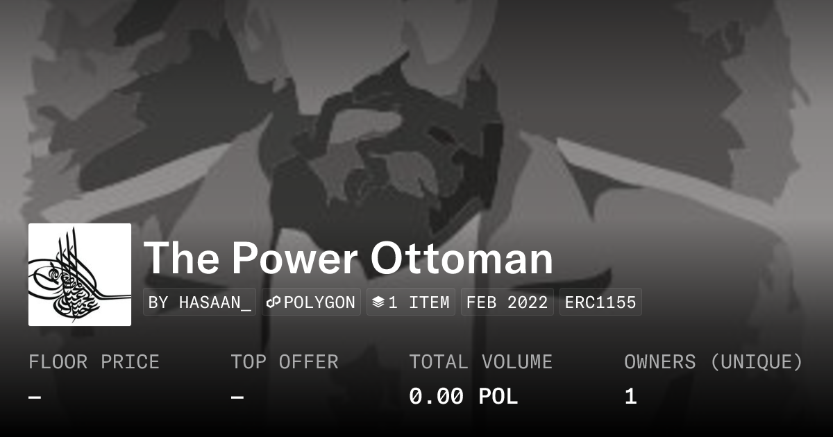 The Power Ottoman - Collection | OpenSea