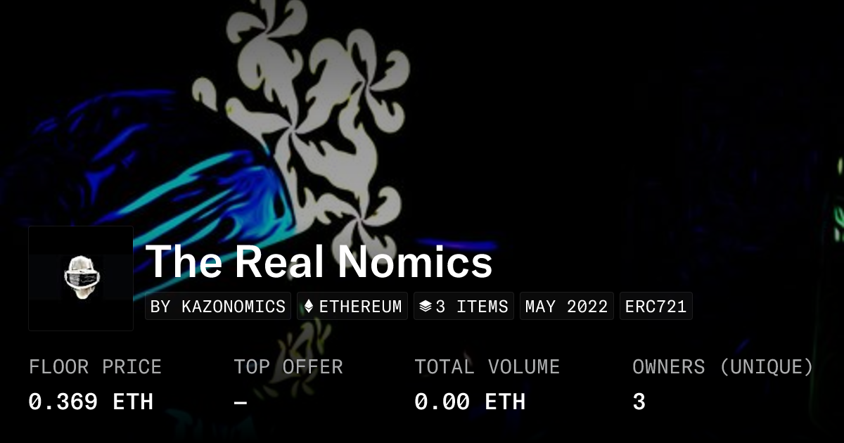 The Real Nomics - Collection | OpenSea