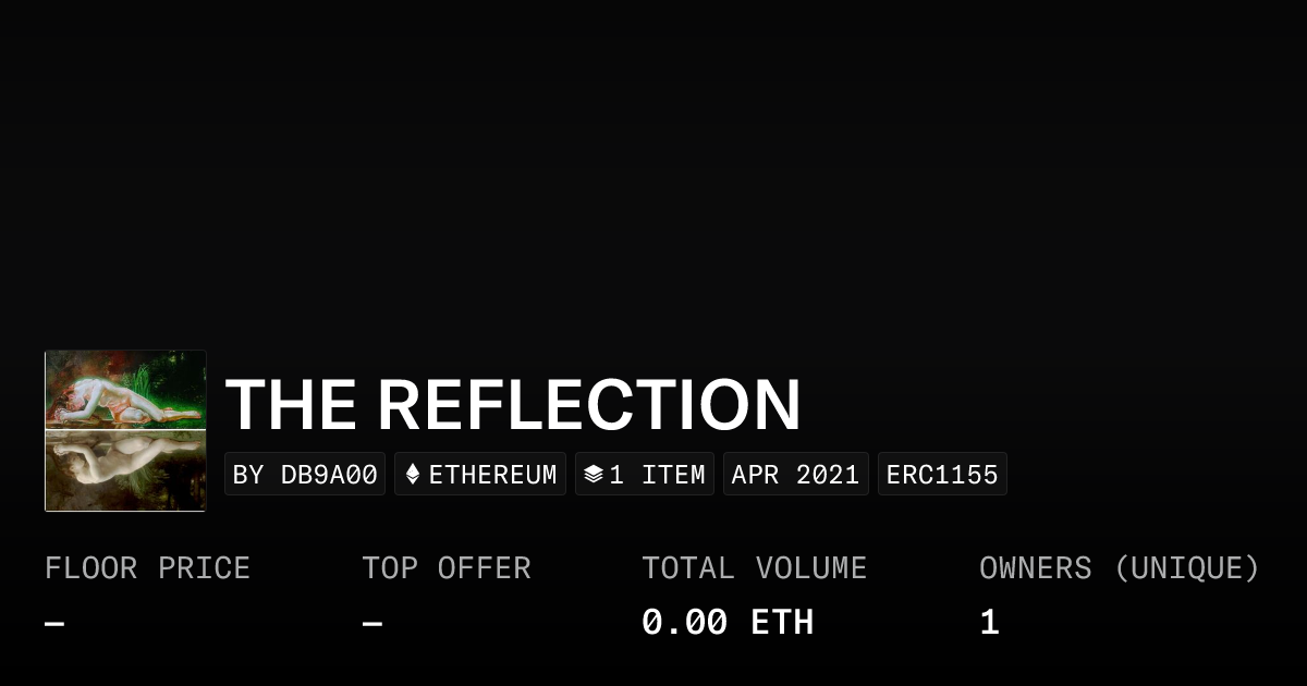 THE REFLECTION - Collection | OpenSea