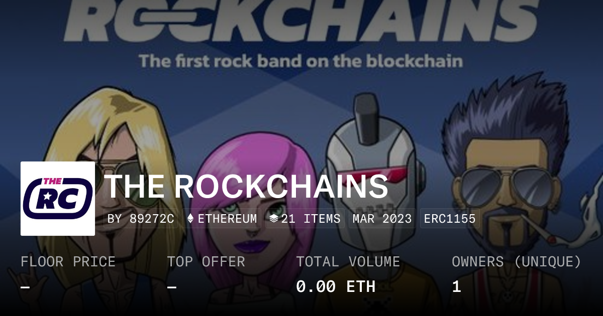 THE ROCKCHAINS - Collection | OpenSea